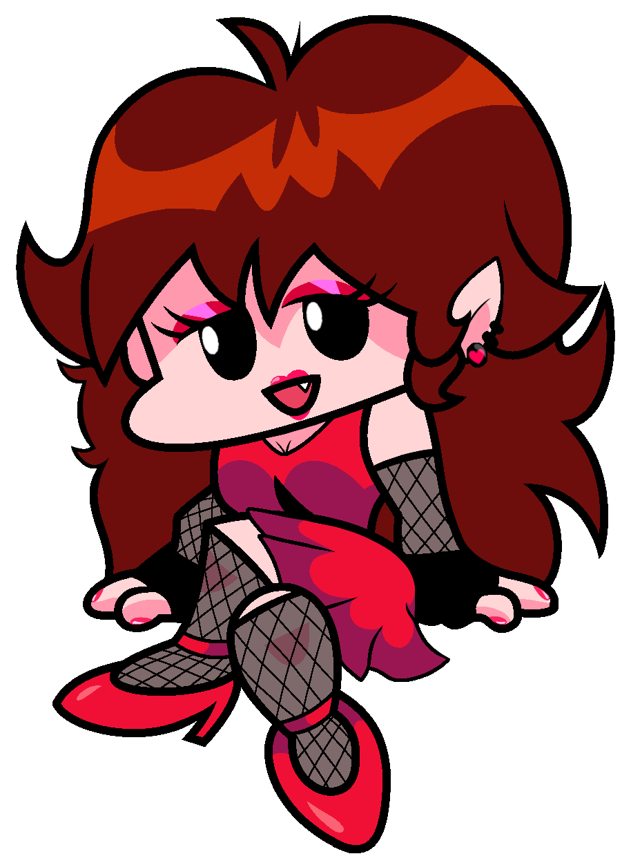 Girlfriend - My FNF Sprite Edit - ibisPaint