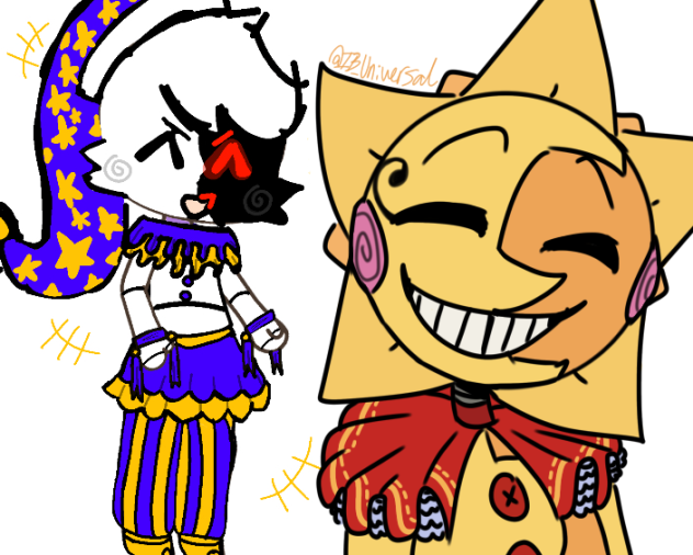 Sun and Moon collab! - ibisPaint