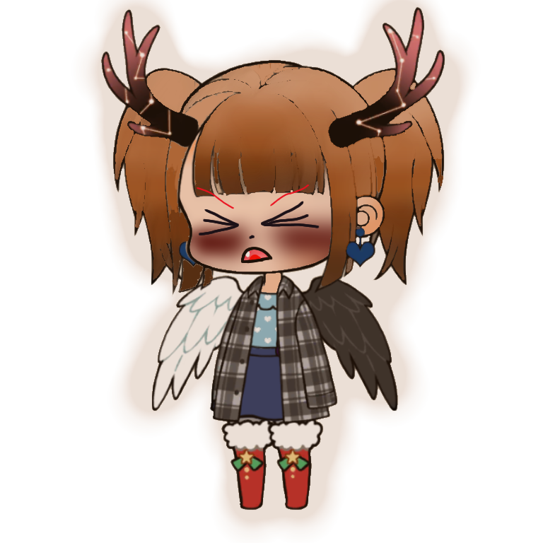 Кричащий чибик - ibisPaint