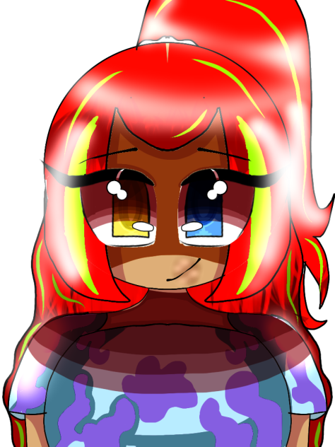 I drew a character based off of colored - ibisPaint