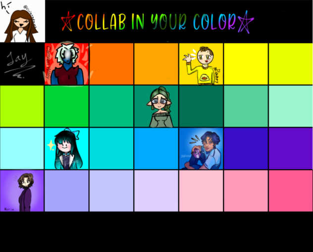 COLOR COLAB W FRIENDS!! - ibisPaint