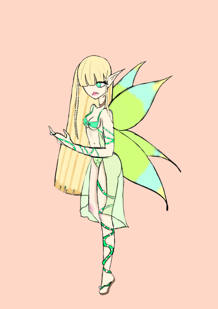 Pearl and nature fairy - ibisPaint