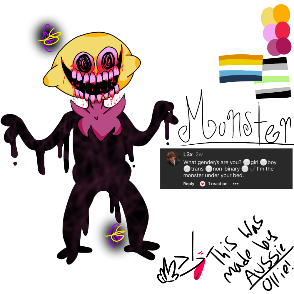 Monster FNF Headcanon Design! - ibisPaint