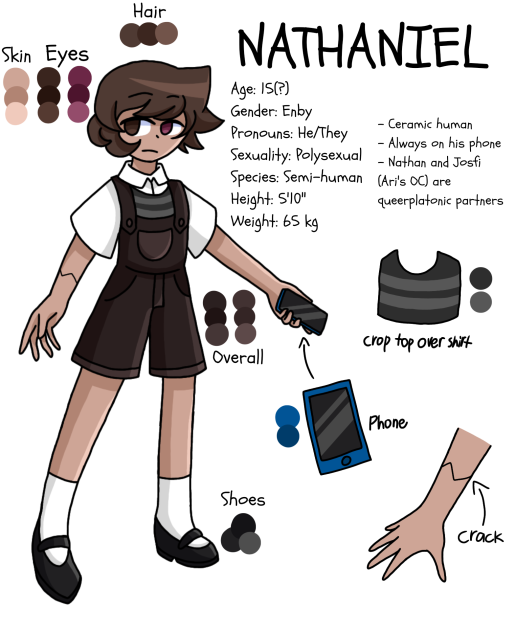 Nathaniel ref (new OC) - ibisPaint