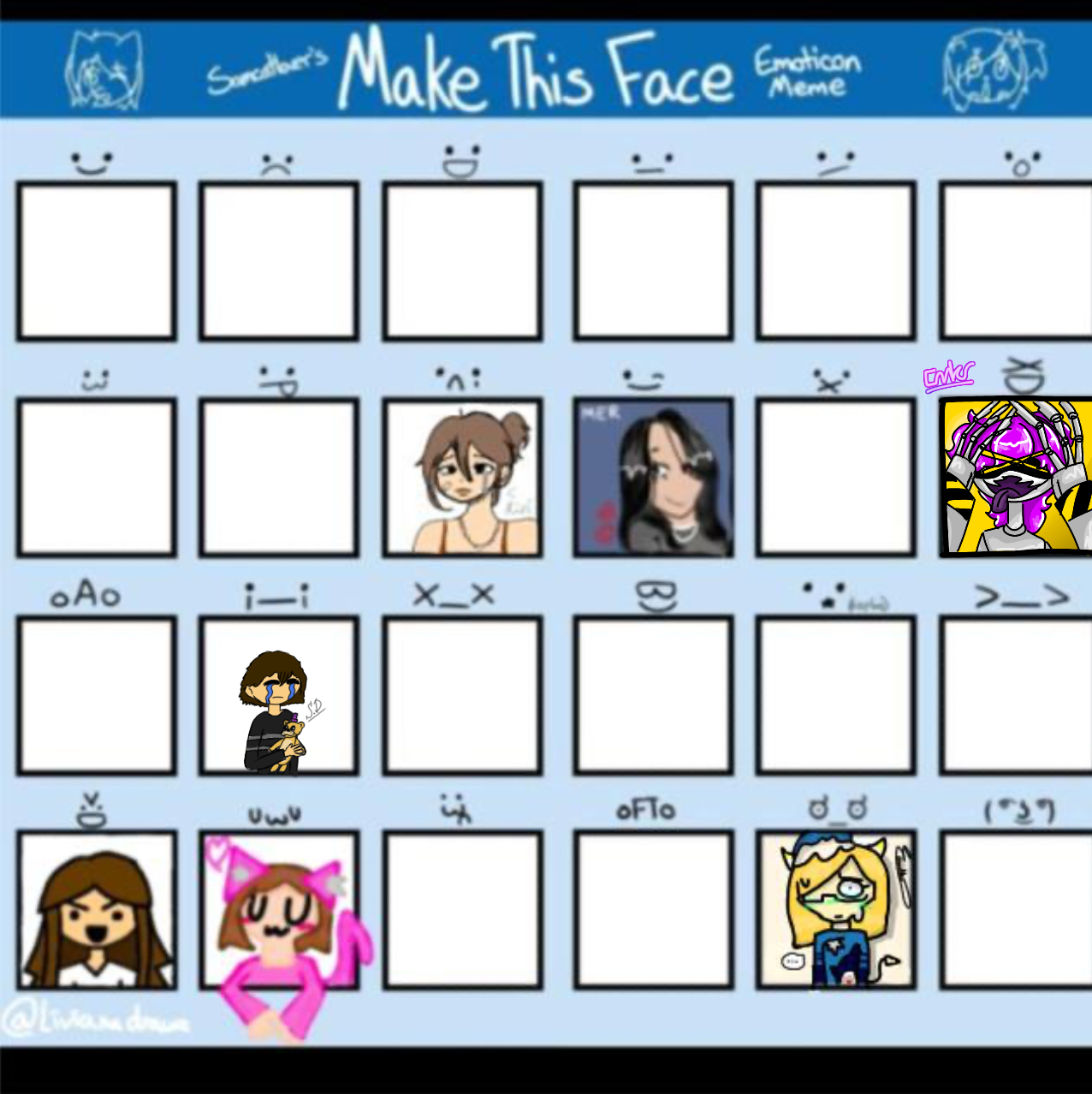 Make this face collab - ibisPaint