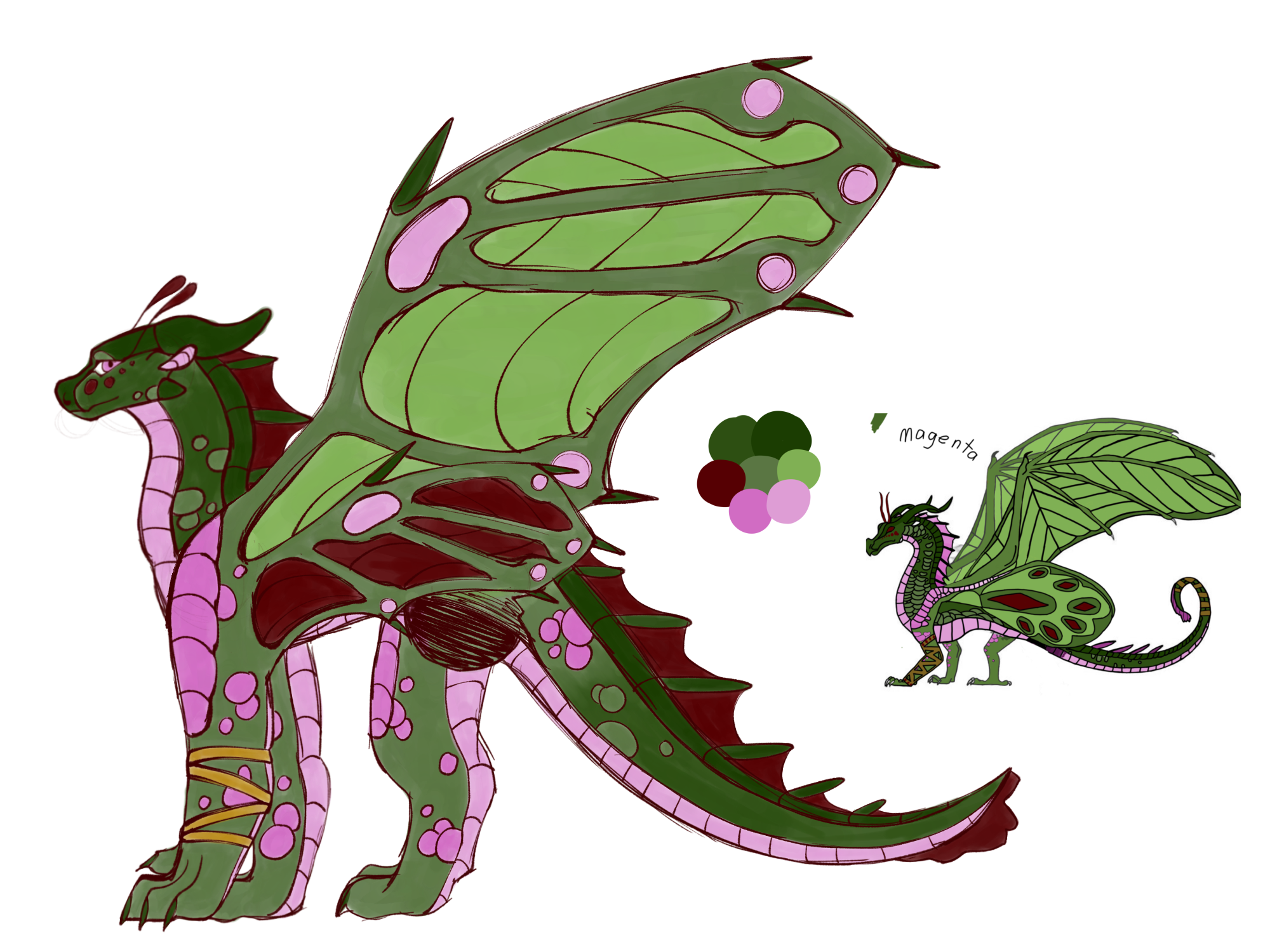 This is the first digital WoF oc I made - ibisPaint