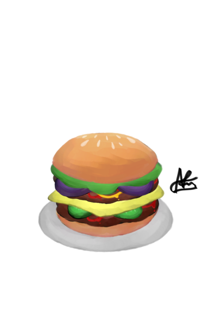 Burger - ibisPaint