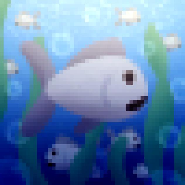 pixel fish 2 - ibisPaint