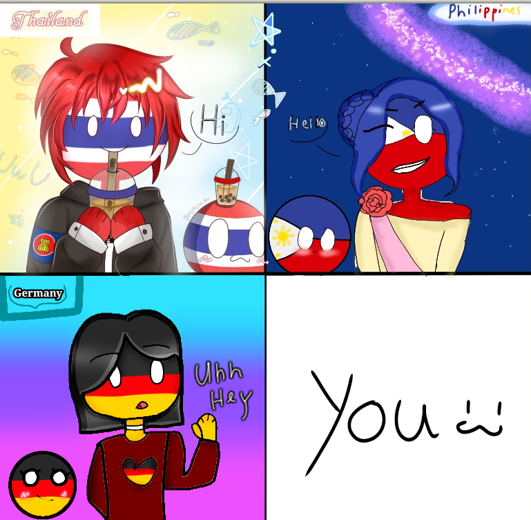 Country humans collab - ibisPaint