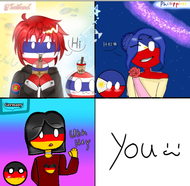 Country humans collab - ibisPaint