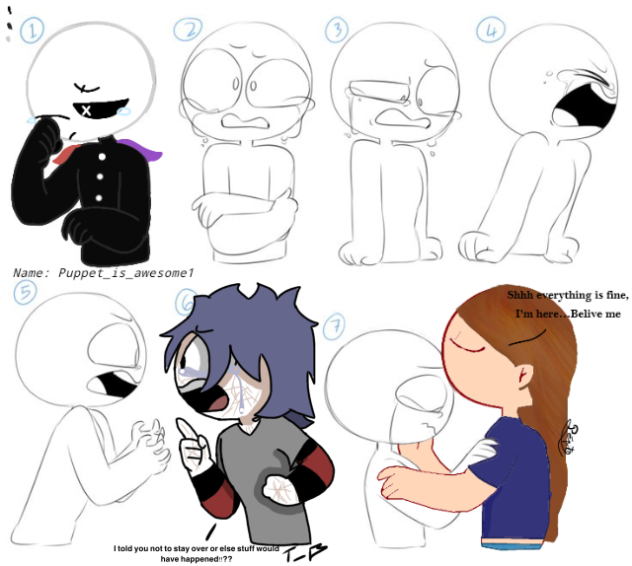 Crying collab - ibisPaint