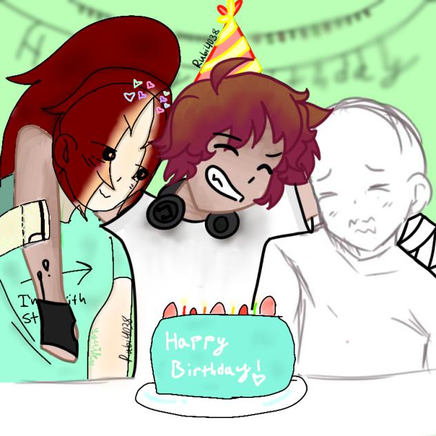Birthday collab with Rubi4038!! - ibisPaint