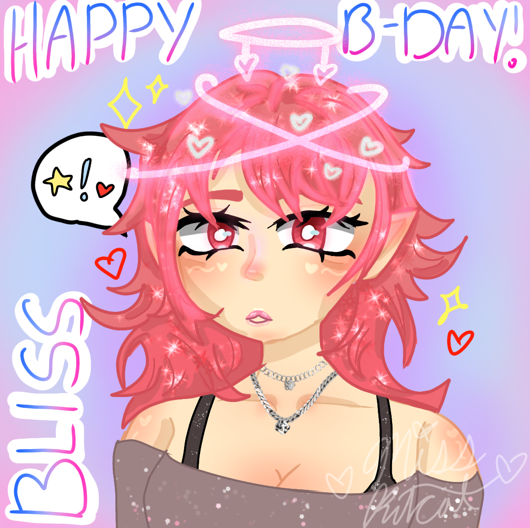 HAPPY BIRTHDAY BLISS - ibisPaint