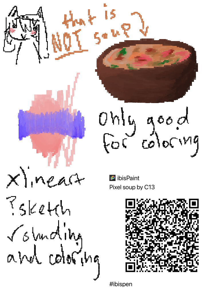 Pixel soup - ibisPaint
