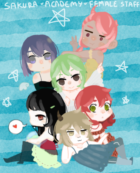 Speedpaint--Sakura Academy Female Staff - ibisPaint
