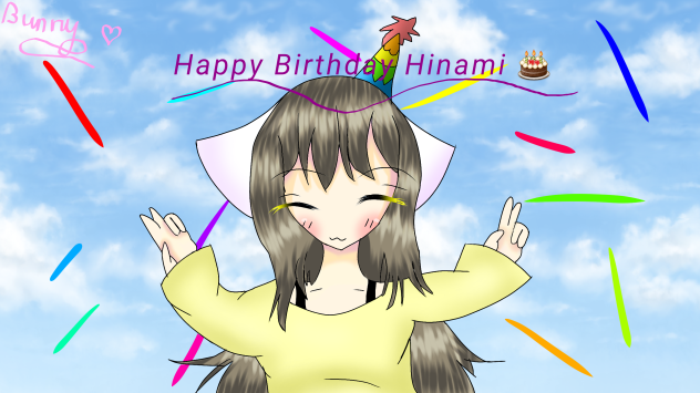 Happy Birthday hinami (em dâu) - ibisPaint
