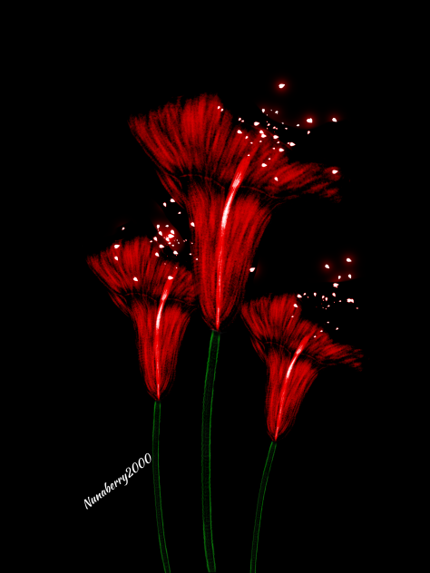 Red flower - ibisPaint