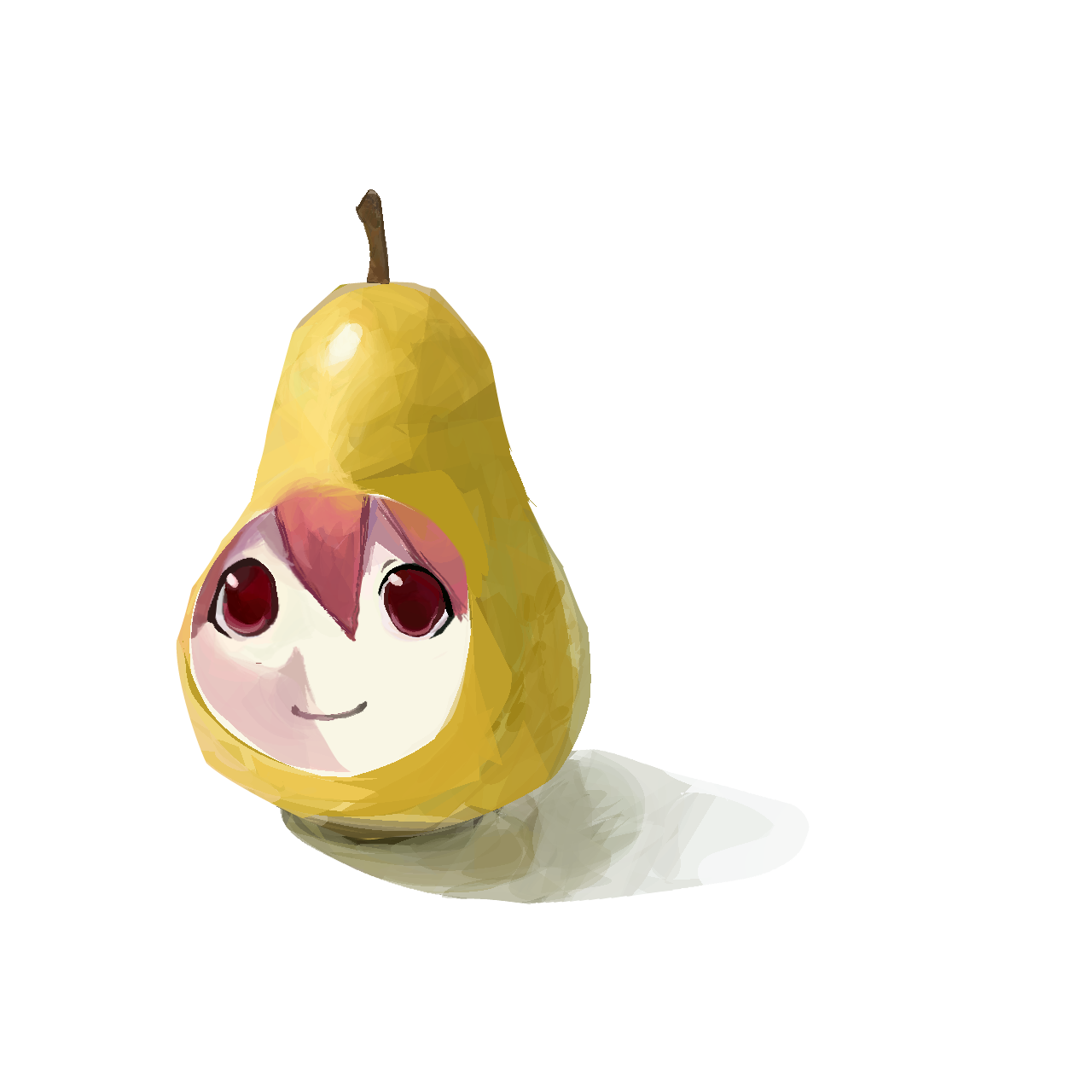 stupid fat pearto - ibisPaint