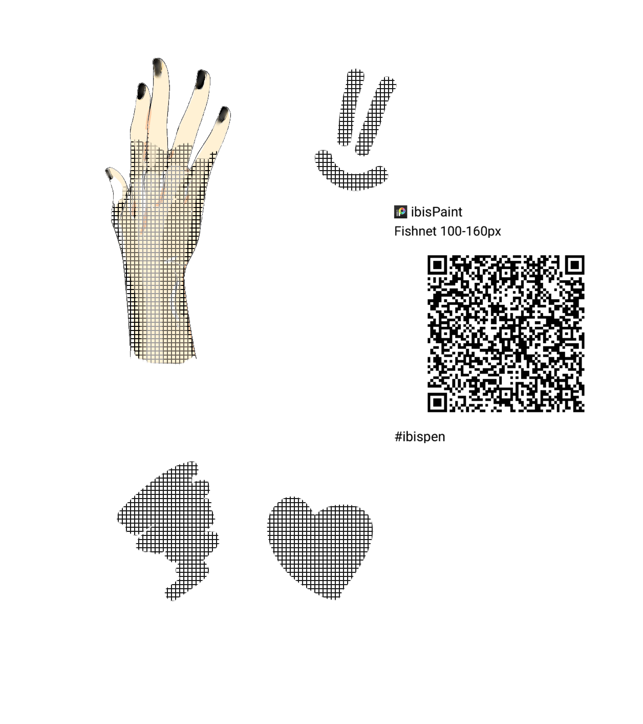 qr code grid - ibisPaint