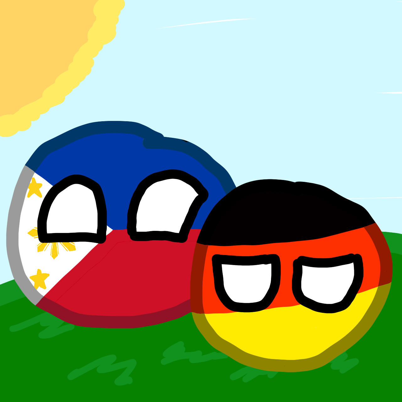 Philippines and Germany countryballs - ibisPaint