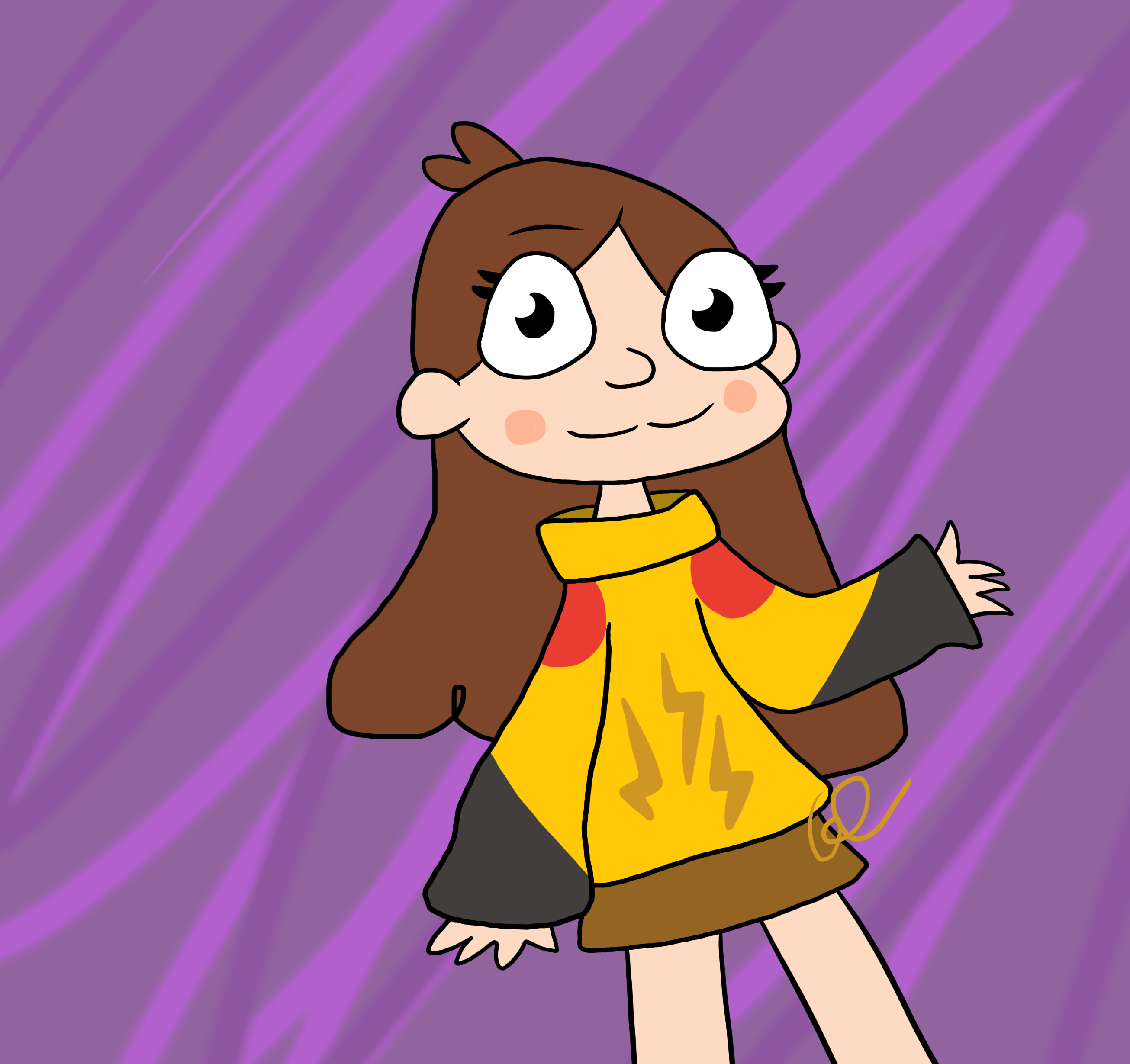 Mabel's new sweater - ibisPaint