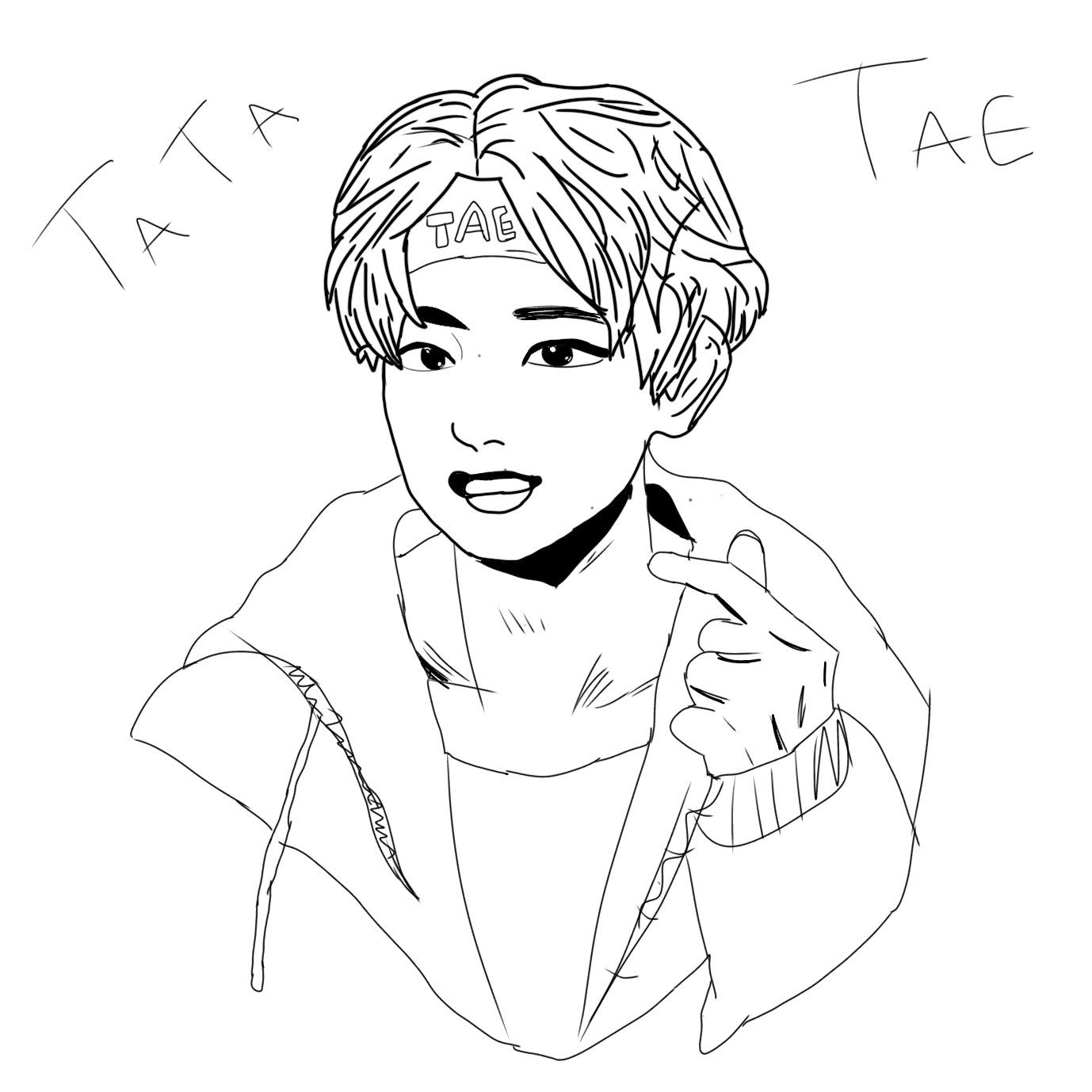 V.Tae.tata💟💜🖤 - ibisPaint