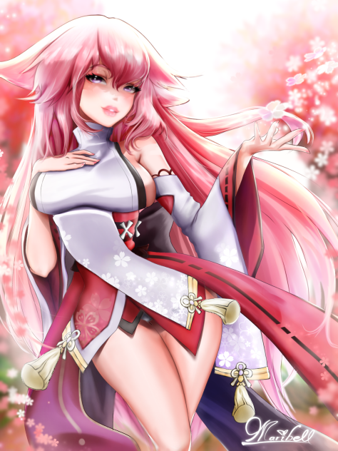 Yae miko fanart - ibisPaint