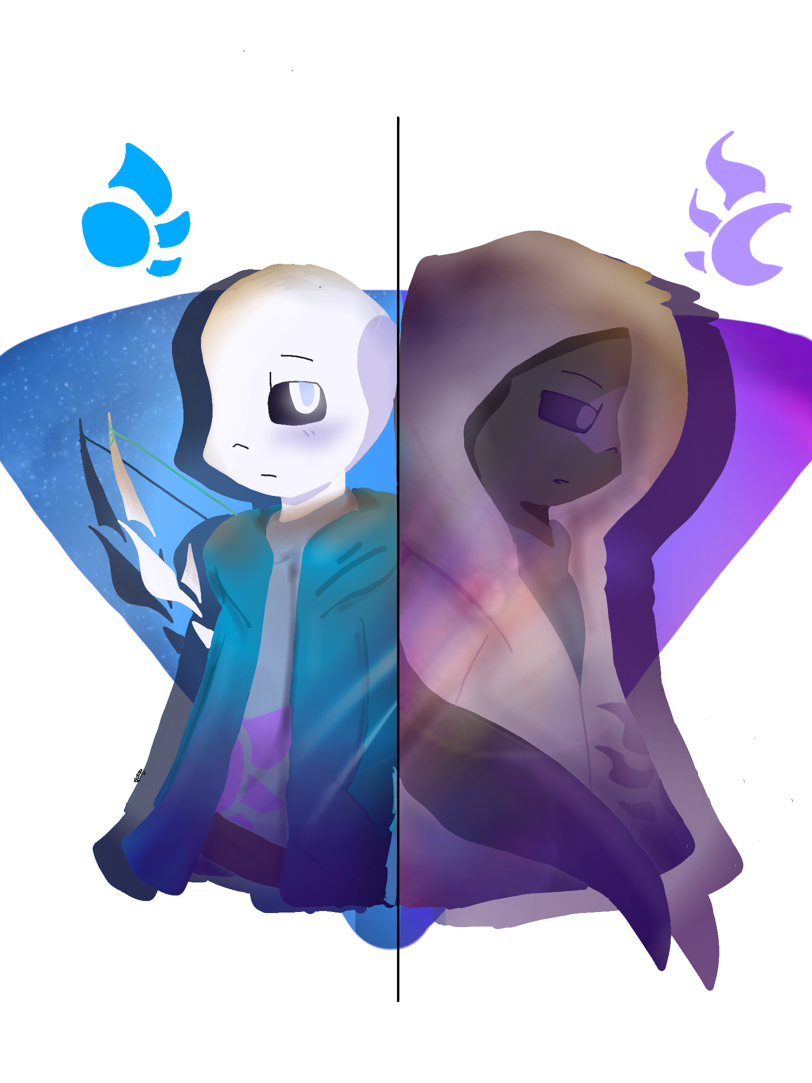 Sansu and Shattered (Art) - ibisPaint