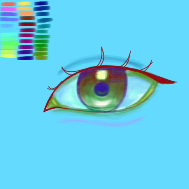 Drew this as colour blind lol - ibisPaint