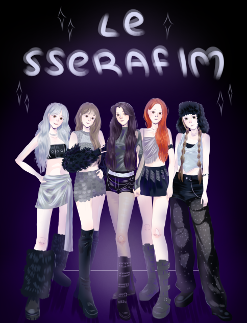 le sserafim - ibisPaint