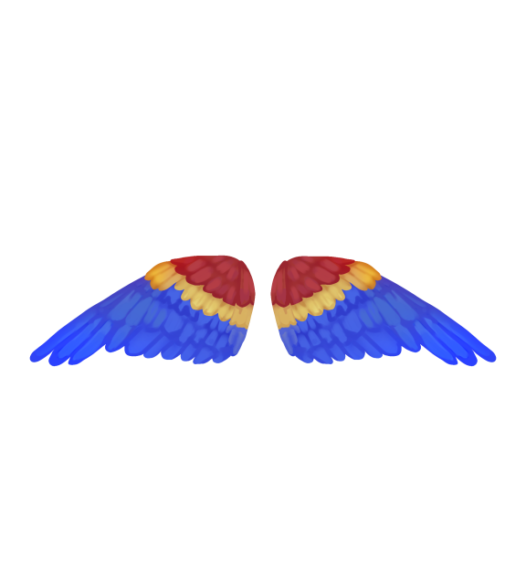 parrot wings - ibisPaint