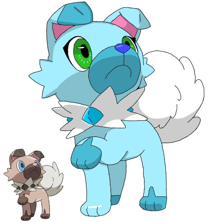 Ice Rockruff - ibisPaint