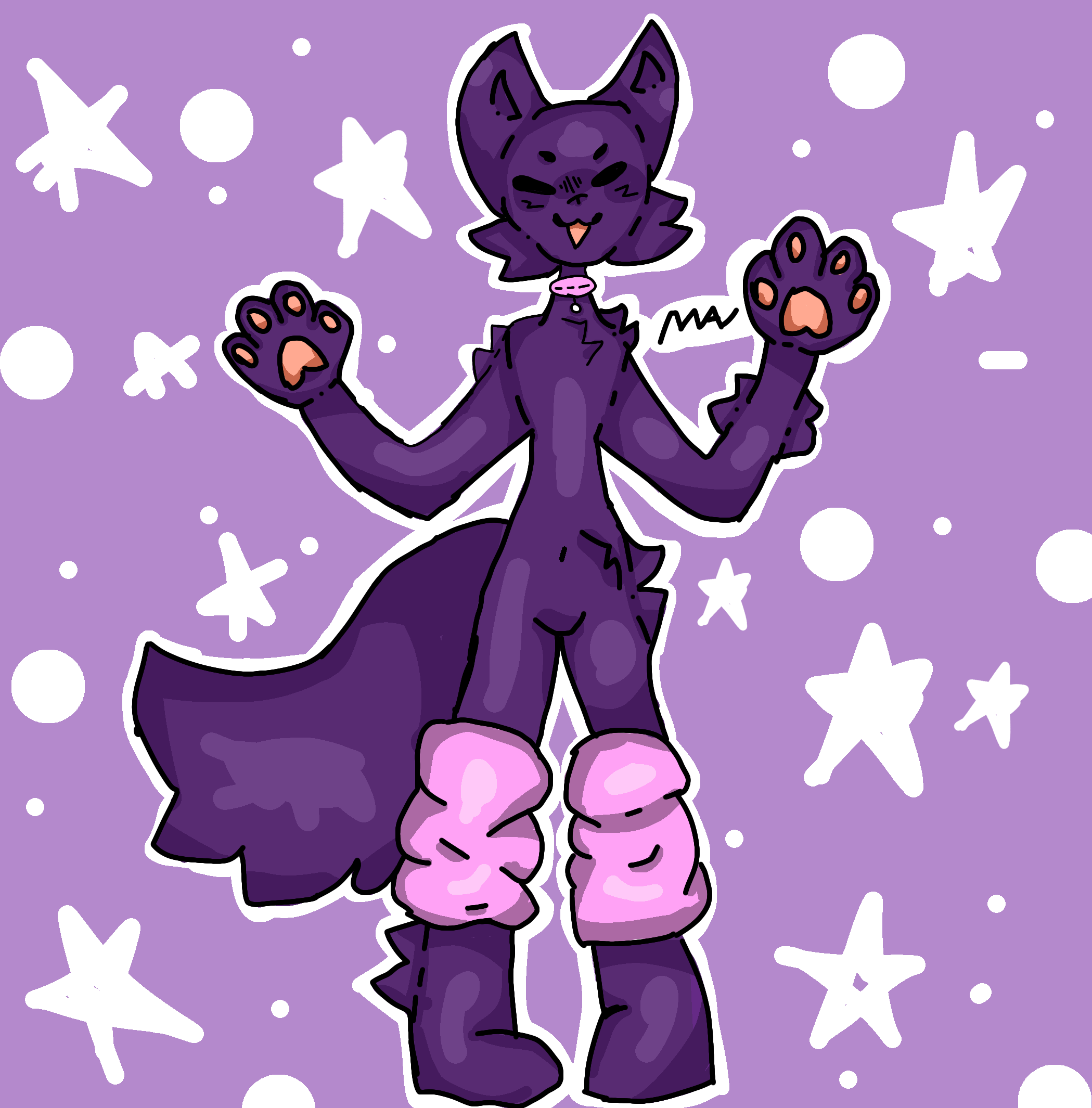 purple pup - ibisPaint
