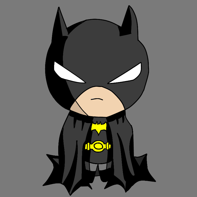 chibi batman - ibisPaint