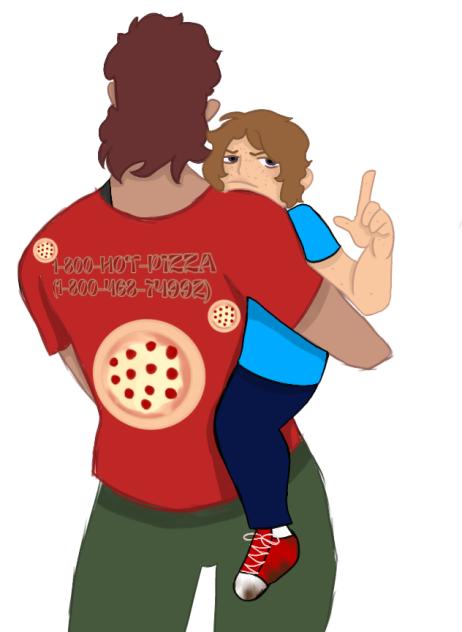 He’s watching you (past) - ibisPaint