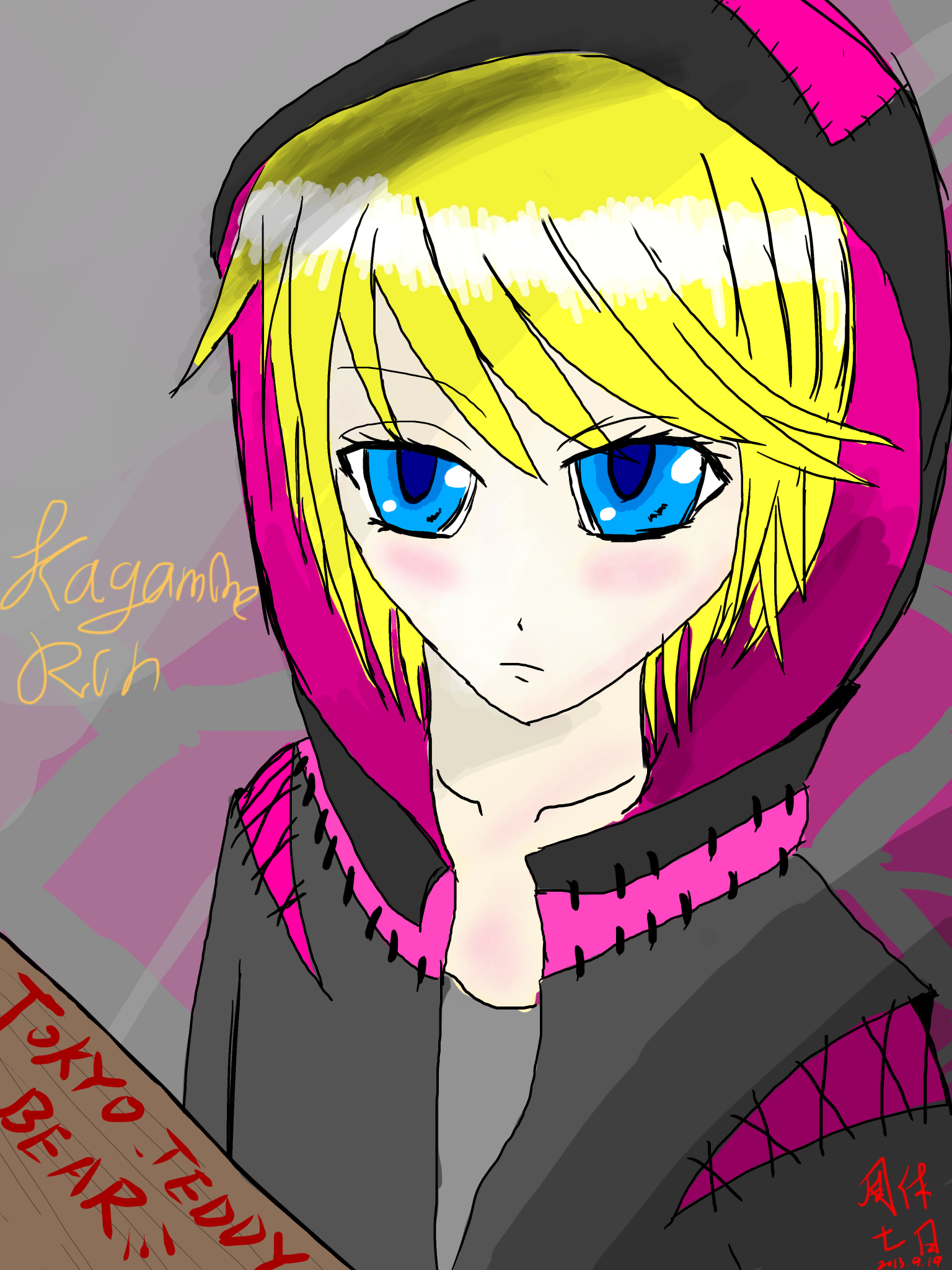 Kagamine Rin(Tokyo Teddy Bear) - ibisPaint