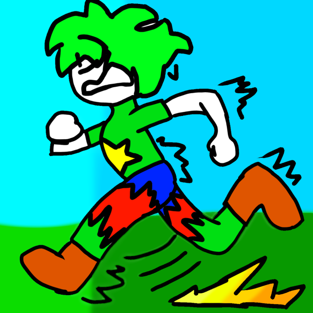 my oc!💚(running) - ibisPaint