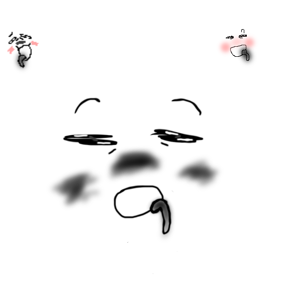 Cute drooling face! - ibisPaint