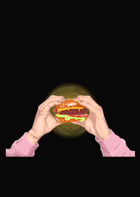 Burger. - ibisPaint