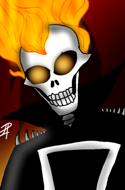 ghost rider speedpaint - ibisPaint