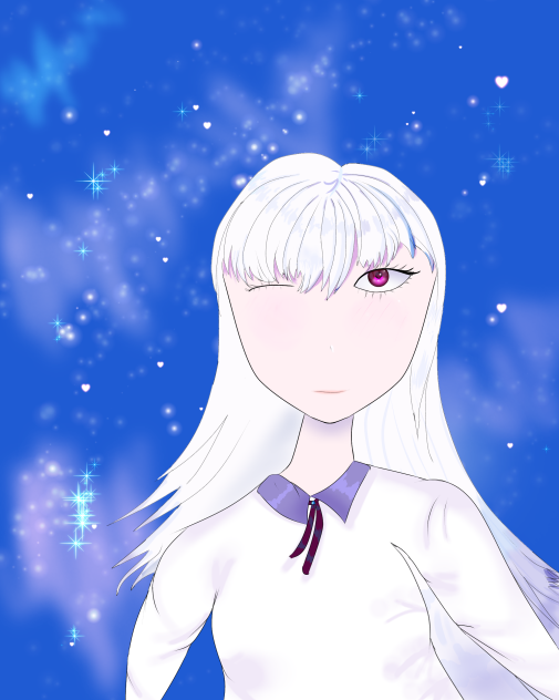 I am 3 girl drawing - ibisPaint