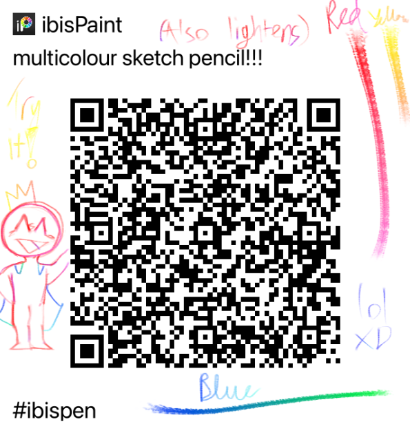 multicolour sketch pencil!!! - ibisPaint