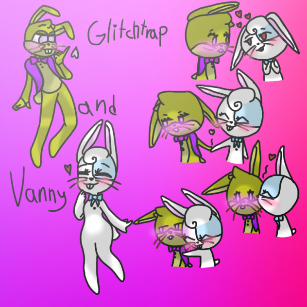 Glitchtrap x Vanny - ibisPaint