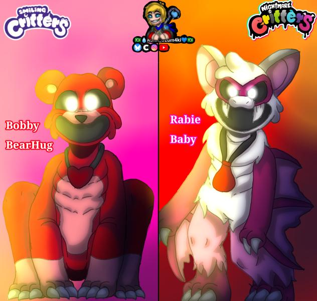 Smiling Critters x Nightmare Critters; - ibisPaint