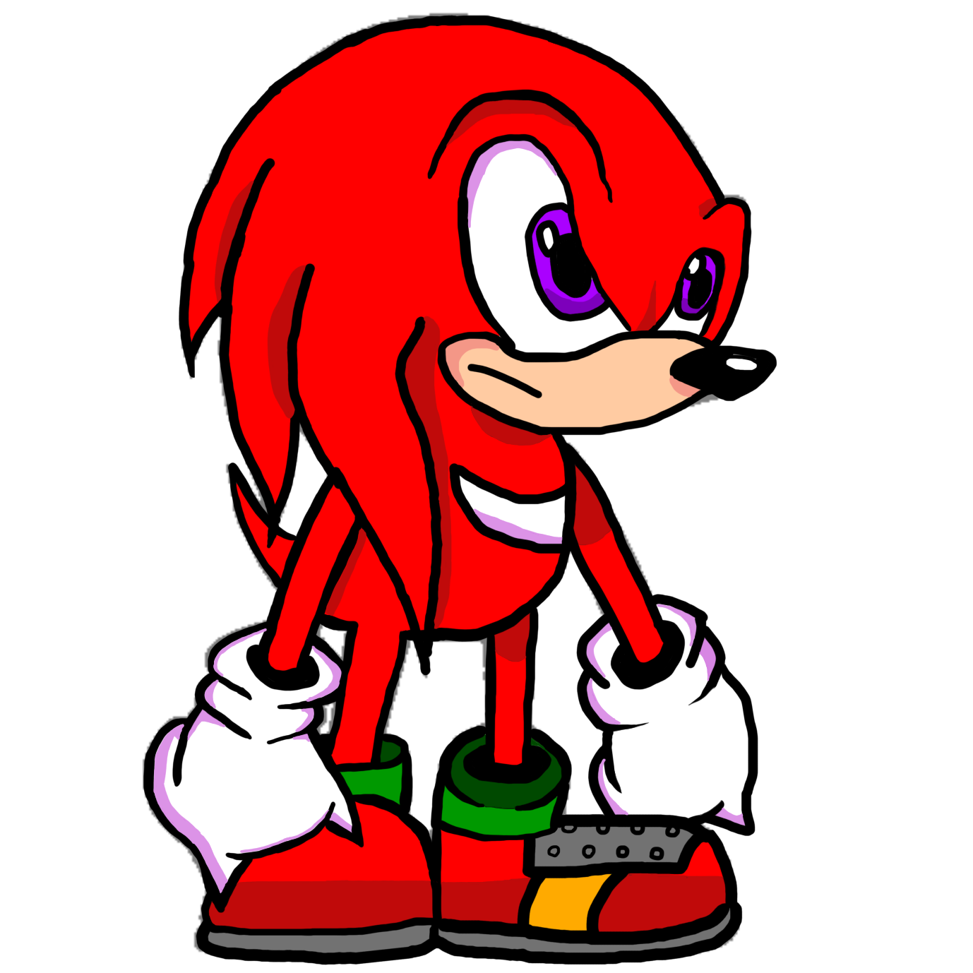 Knuckles (triple trouble knuckles idle) - ibisPaint