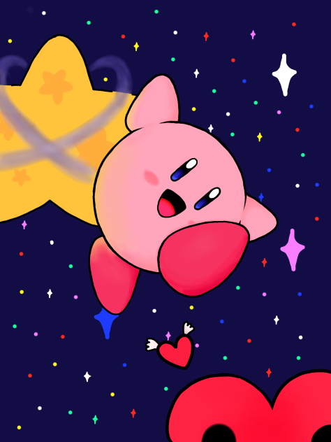 Kirby drawing (finished) - ibisPaint