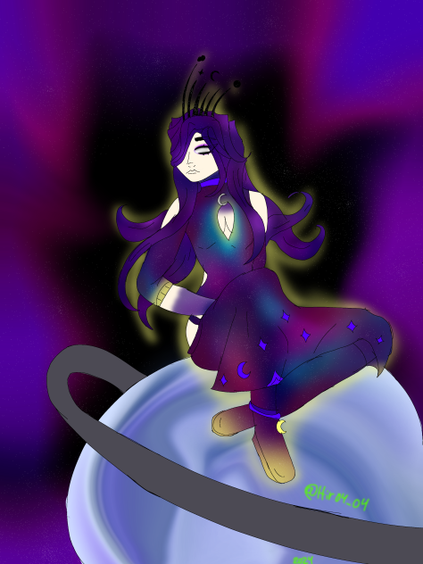 Galaxy goddess - ibisPaint