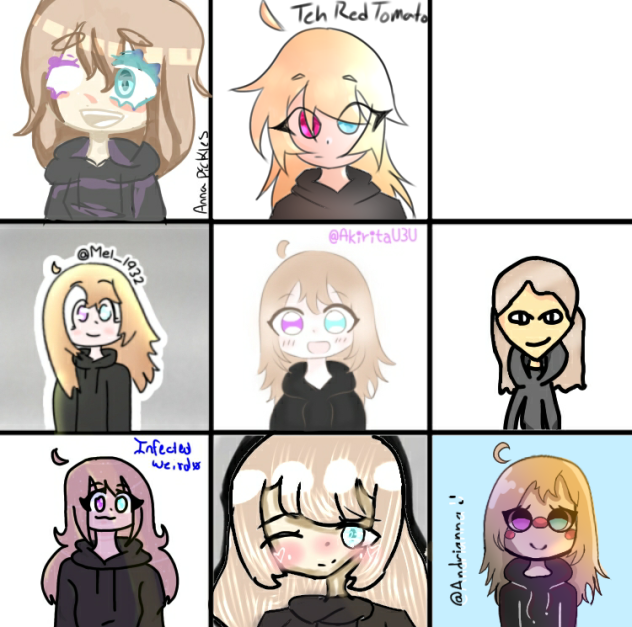 9 styles CoLlAb - ibisPaint