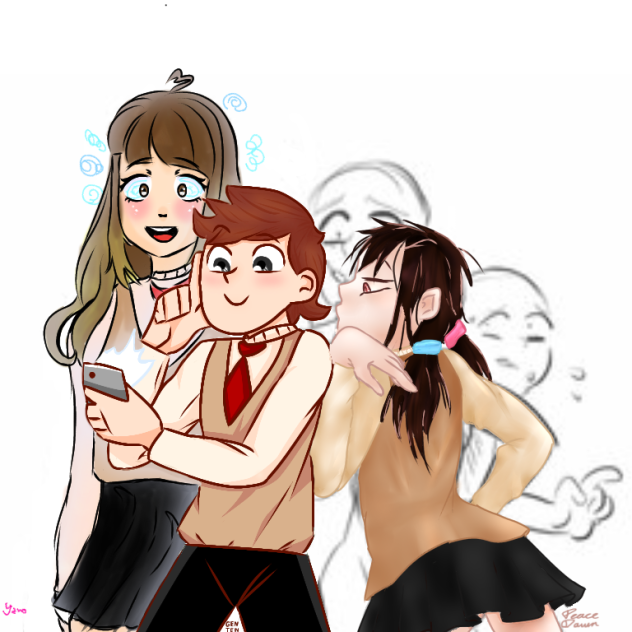 groupfie collab - ibisPaint
