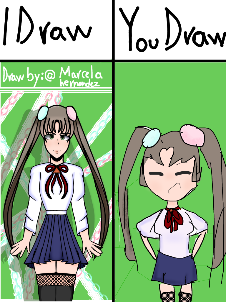 I draw you draw with Marcela Hernandez! - ibisPaint